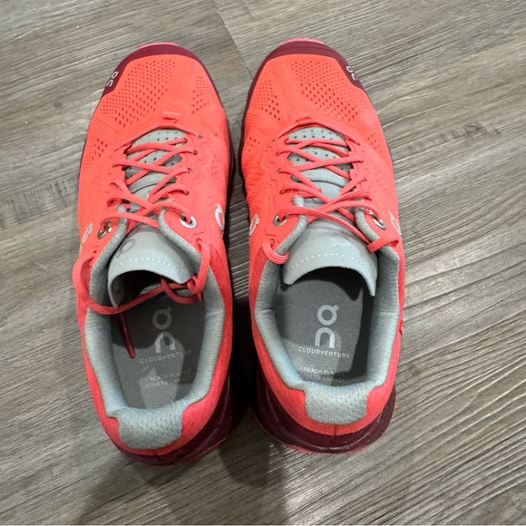 On Running | Shoes | On Running Cloudventure Coral Mulberry Athletic ...